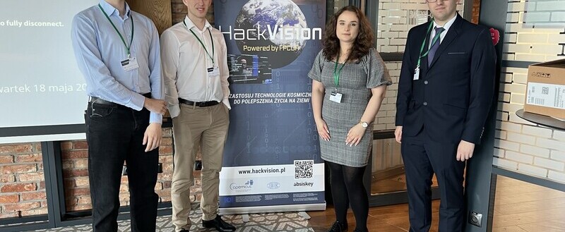 HackVision 2023 Final Conference - success of our students / News / Lublin University of Technology